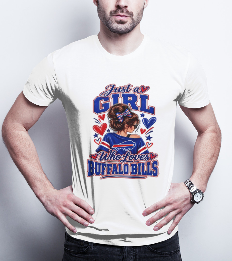 Just A Girl Who Loves Buffalo Bills T-Shirt