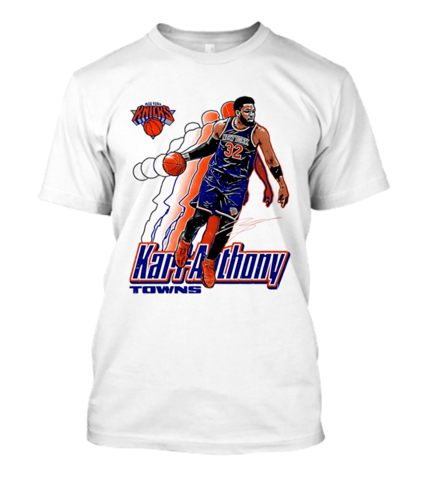 Karl Anthony Towns New York Knicks Basketball 32 T-Shirt