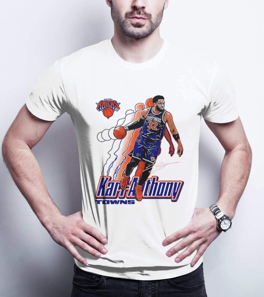 Karl Anthony Towns New York Knicks Basketball 32 T-Shirt
