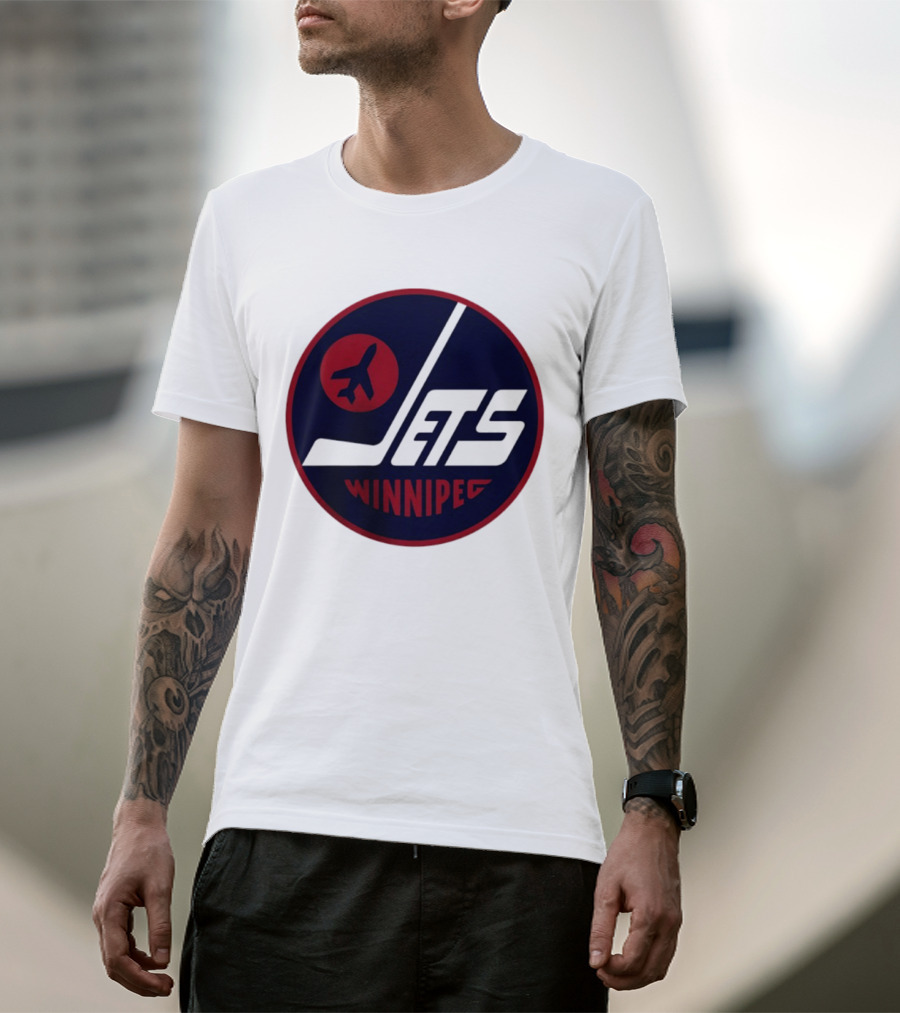 Winnipeg Jets 2026 NHL Heritage Classic Retro Circle T-Shirt