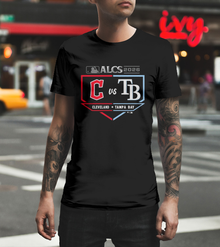 Cleveland Guardians Vs Tampa Bay Rays 2026 ALCS Matchup Official MLB T-Shirt