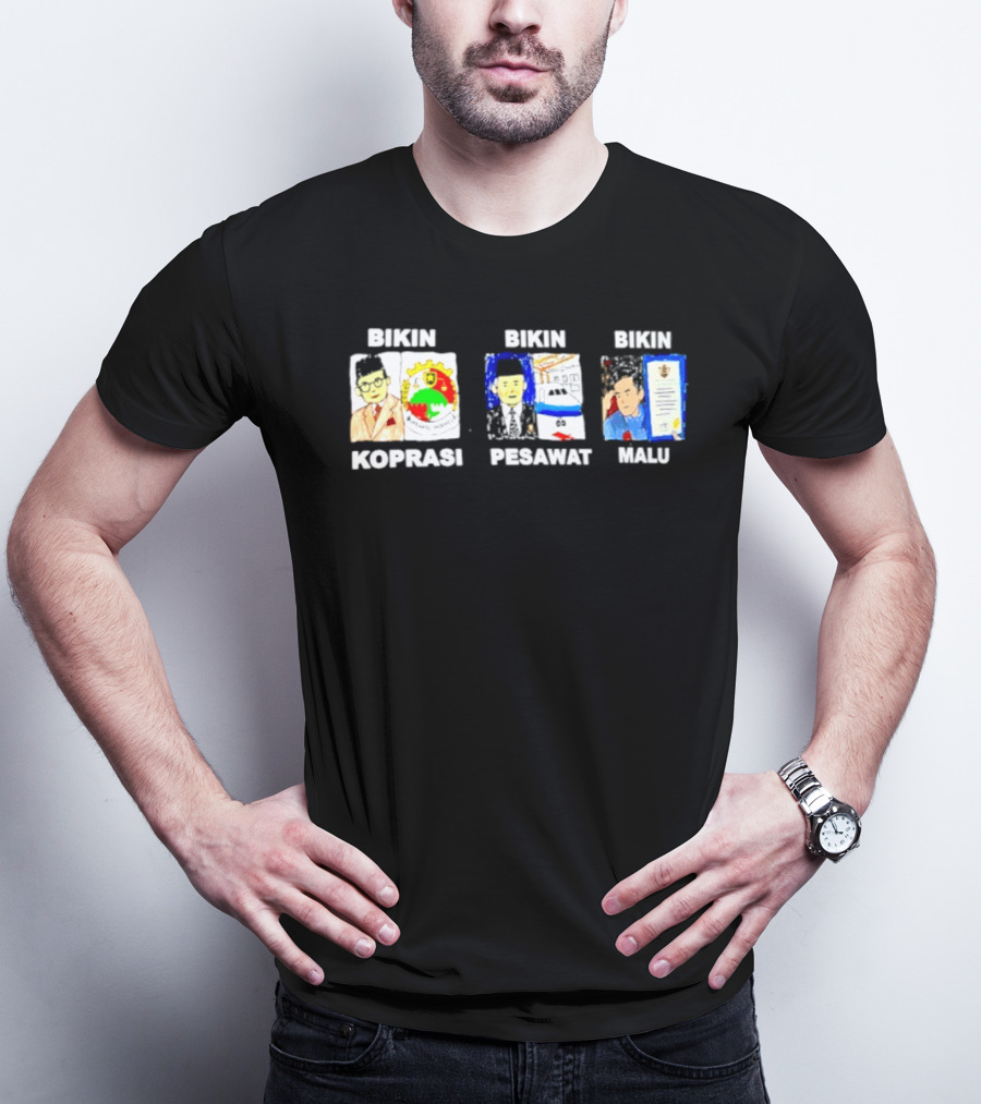 Indonesia Bikin Koprasi Pesawant Malu Comic T-Shirt