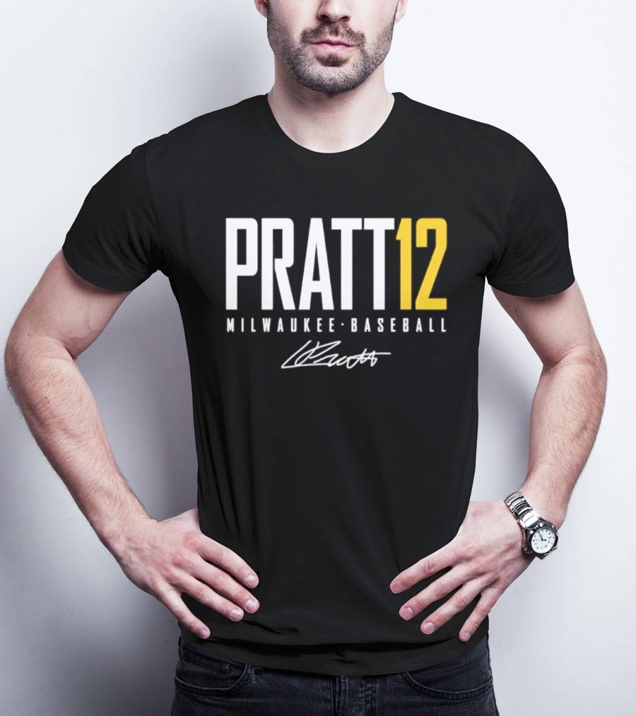 Pratt 12 Milwaukee Baseball Signature T-Shirt