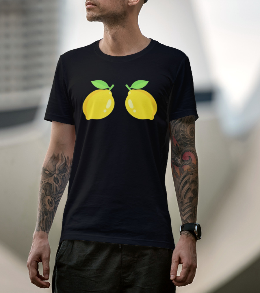 Lemons Over Boobs Bold Citrus T-Shirt