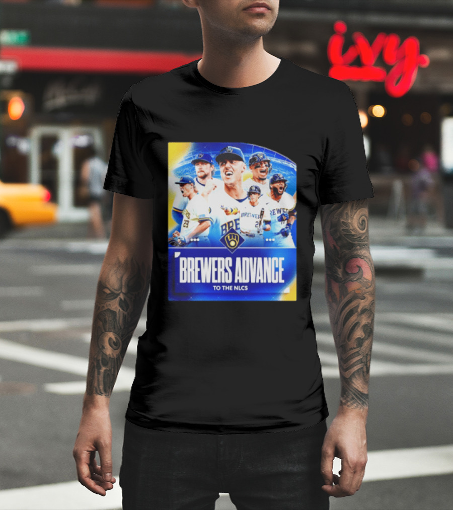Milwaukee Brewers Advance To The NLCS 2026 Victory Celebration T-Shirt