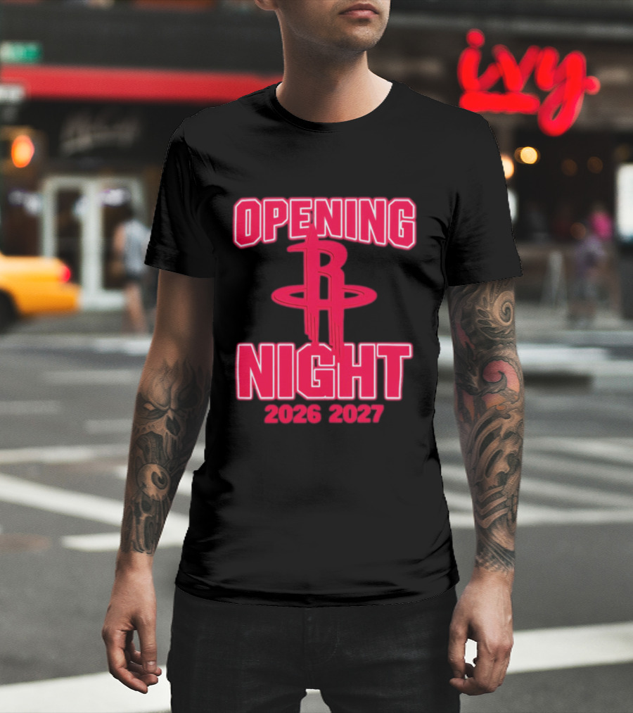 Houston Rockets NBA Opening Night 2026 2027 T-Shirt