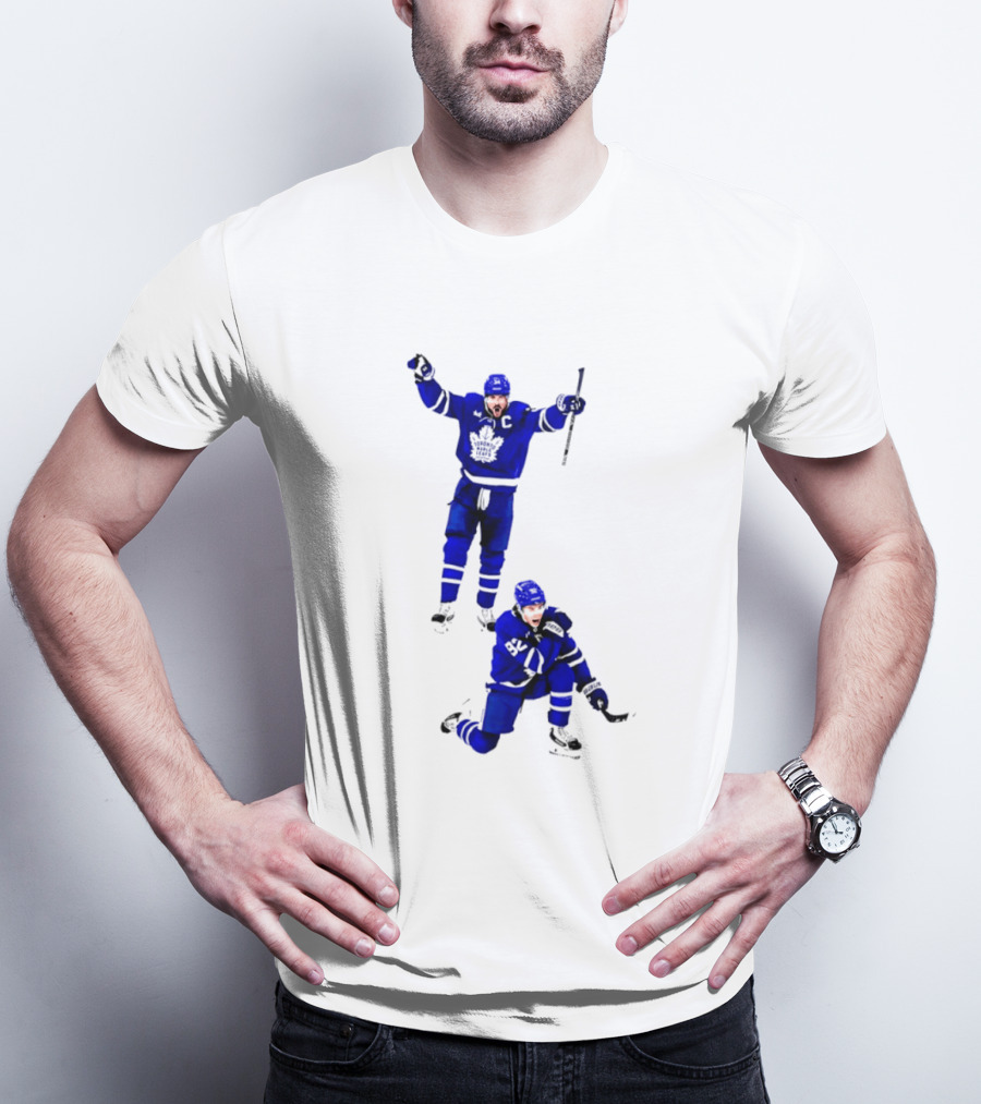 Auston Matthews Gavin McKenna Toronto Maple Leafs Firts One Hockey Players T-Shirt