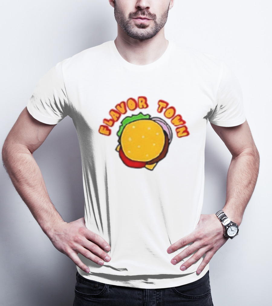Burger Flavor Town Artisan Adjunct Ales Hot Tub Party For Ur Taste Buds T-Shirt