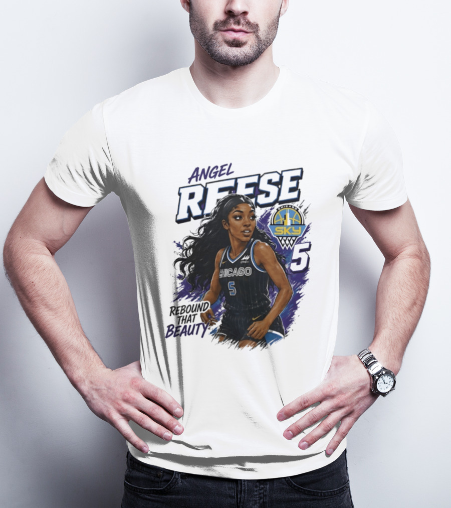 Angel Reese Chicago Sky 5 Rebound That Beauty T-Shirt