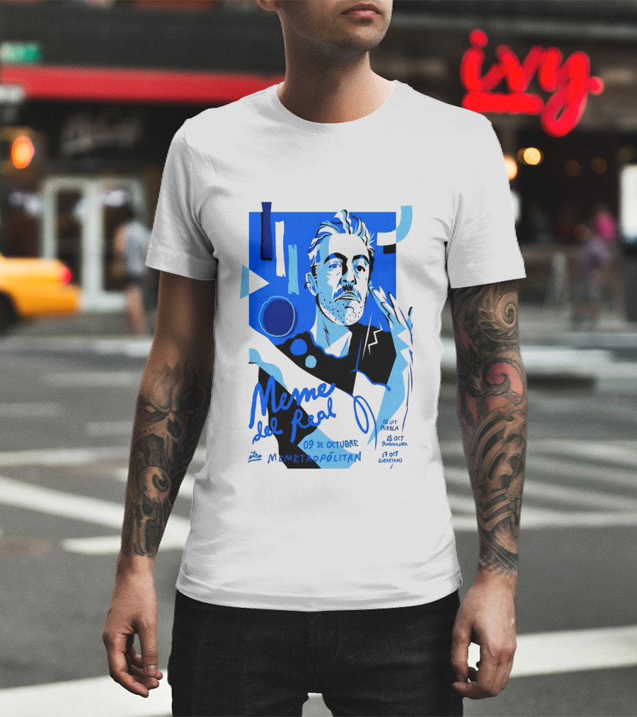 Meme Del Real 09 De Octubre 2026 Metropolitán MX Concert T-Shirt