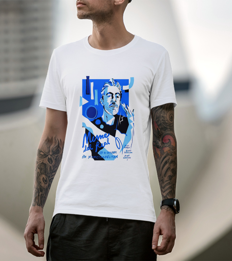 Meme Del Real 09 De Octubre 2026 Metropolitán MX Concert T-Shirt