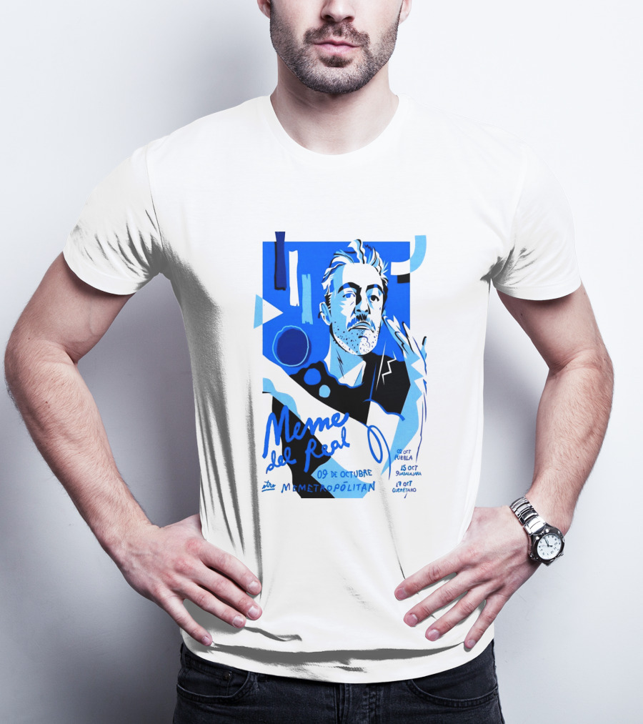 Meme Del Real 09 De Octubre 2026 Metropolitán MX Concert T-Shirt