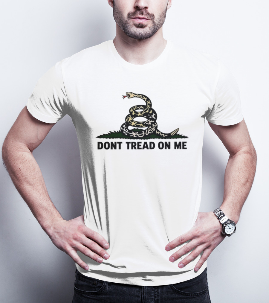Snake Dont Tread On Me Gadsden Flag Libertarian T-Shirt