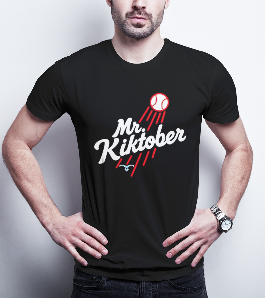 Kike Hernandez Mr Kiktober Los Angeles Dodgers Baseball T-Shirt