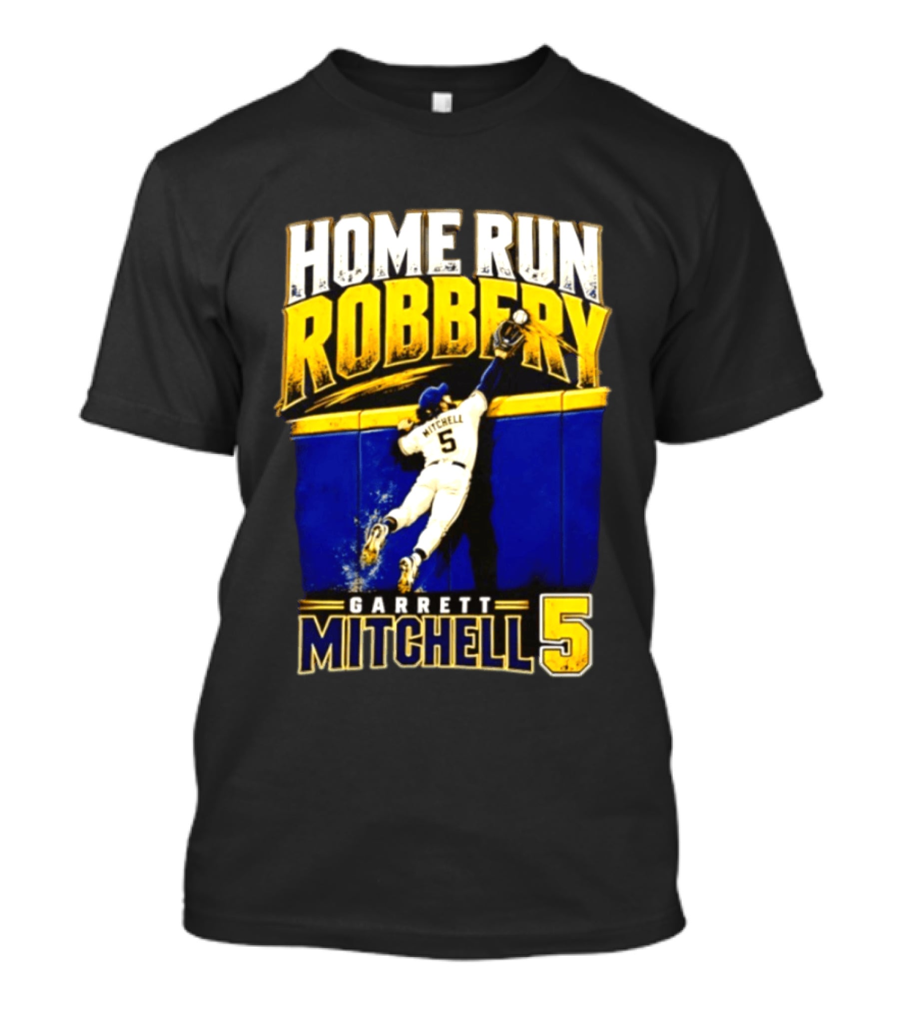 Home Run Robbery Garrett Mitchell 5 Milwaukee Brewers NLCS 2026 T-Shirt
