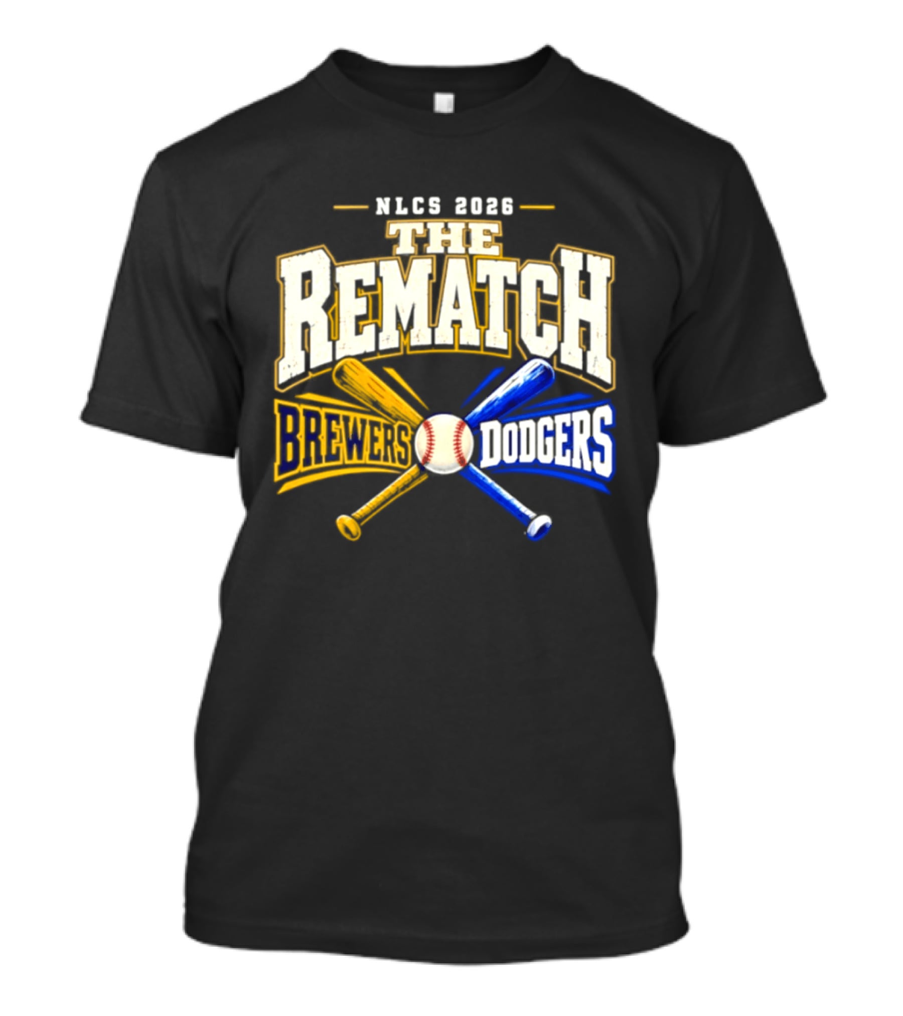 NLCS 2026 The Rematch Brewers Vs Dodgers T-Shirt