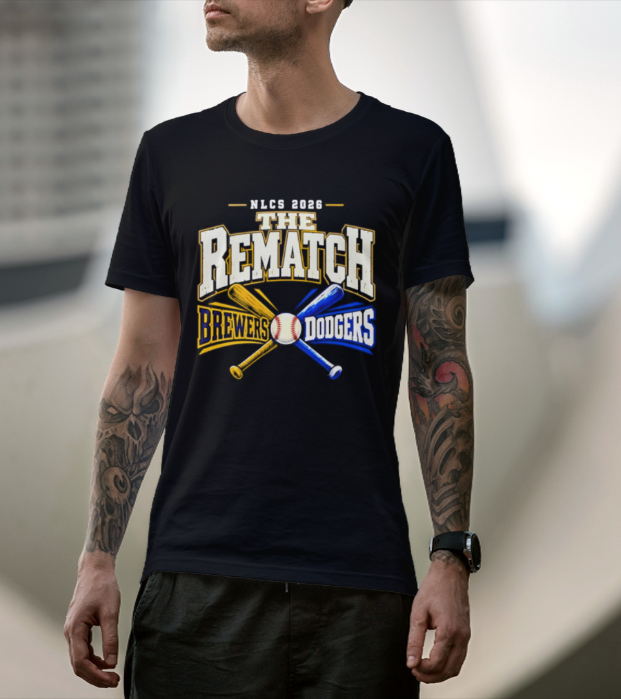 NLCS 2026 The Rematch Brewers Vs Dodgers T-Shirt