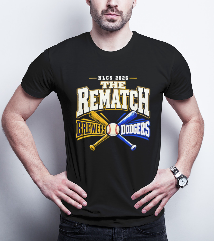 NLCS 2026 The Rematch Brewers Vs Dodgers T-Shirt
