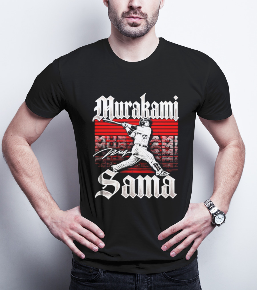 Murakami Sama Chicago White Sox 2026 Postseason Slugger Swing T-Shirt