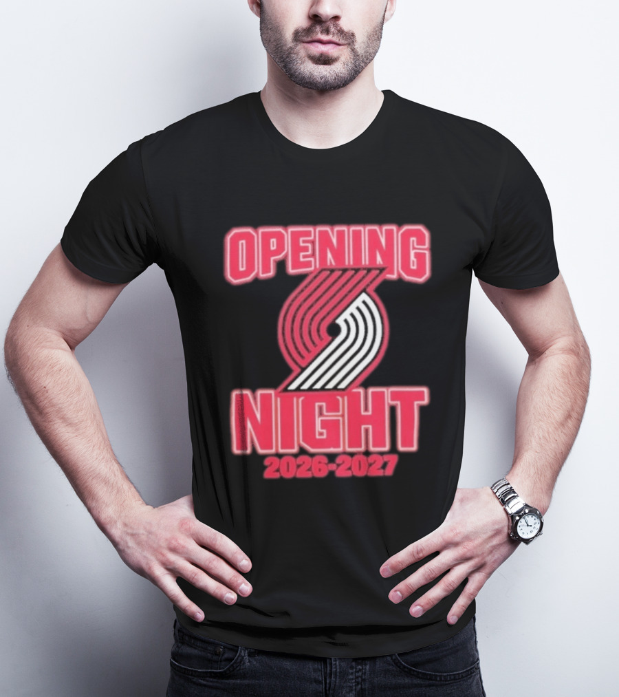 Portland Trail Blazers NBA Opening Night 2026 2027 T-Shirt