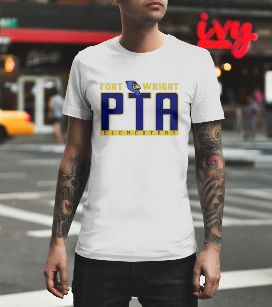 Fort Wright Elementary PTA Blue Jay T-Shirt