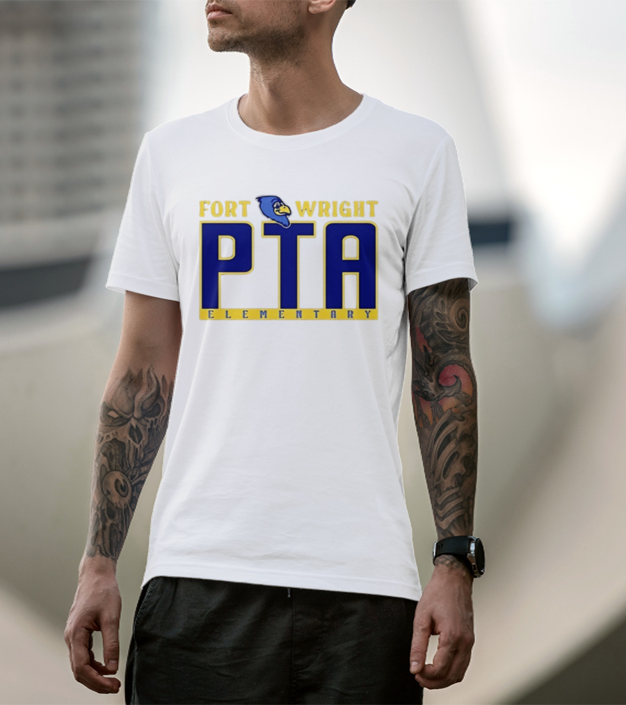 Fort Wright Elementary PTA Blue Jay T-Shirt
