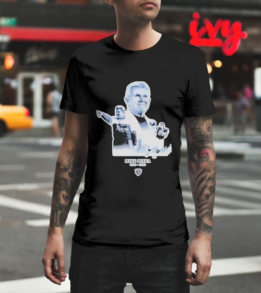 Bears Mike Ditka 1939 2020 Coach Legend Legacy T-Shirt