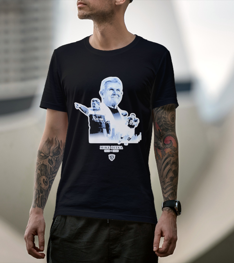 Bears Mike Ditka 1939 2020 Coach Legend Legacy T-Shirt