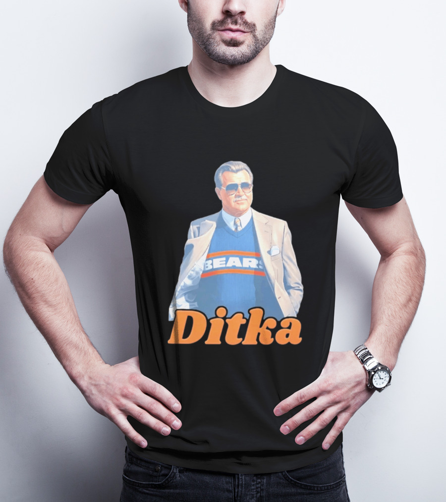 Ditka Bears Chicago Football Coach T-Shirt