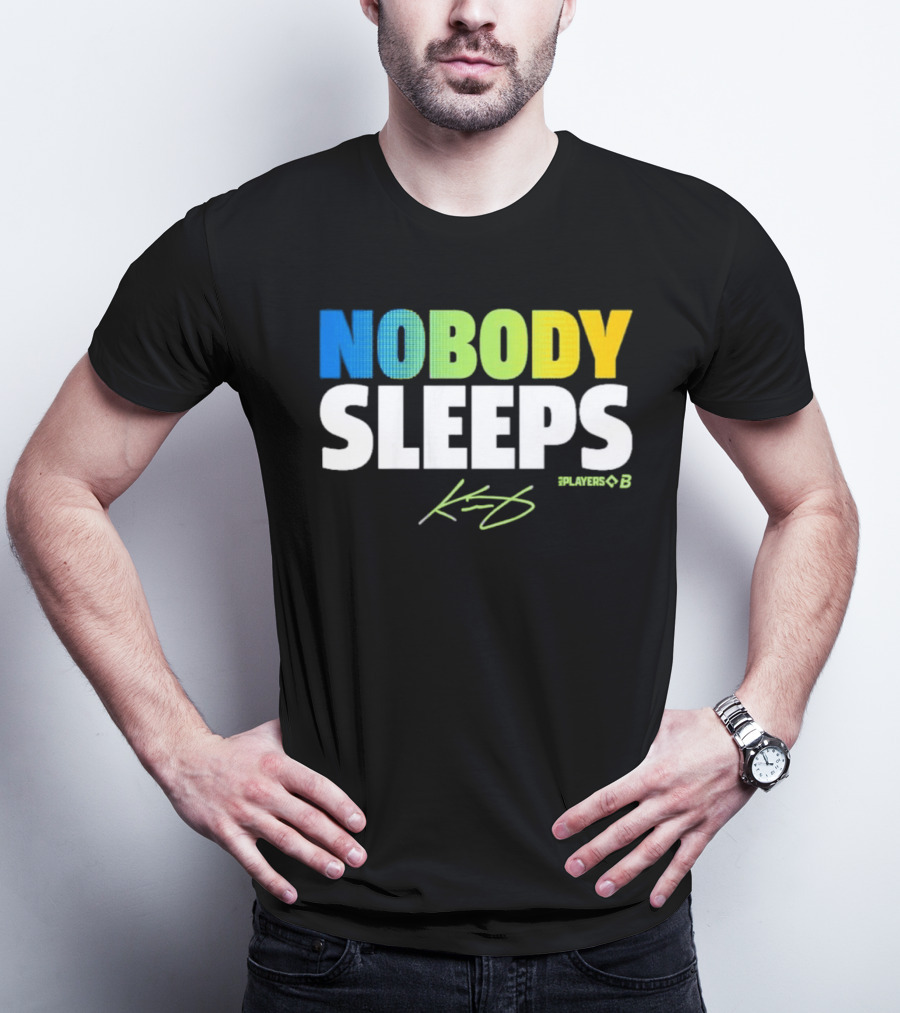Kevin Cash Nobody Sleeps Signature Summer B T-Shirt