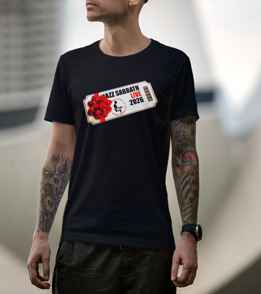 Jazz Sabbath Live 2026 Ticket With Red Bow T-Shirt