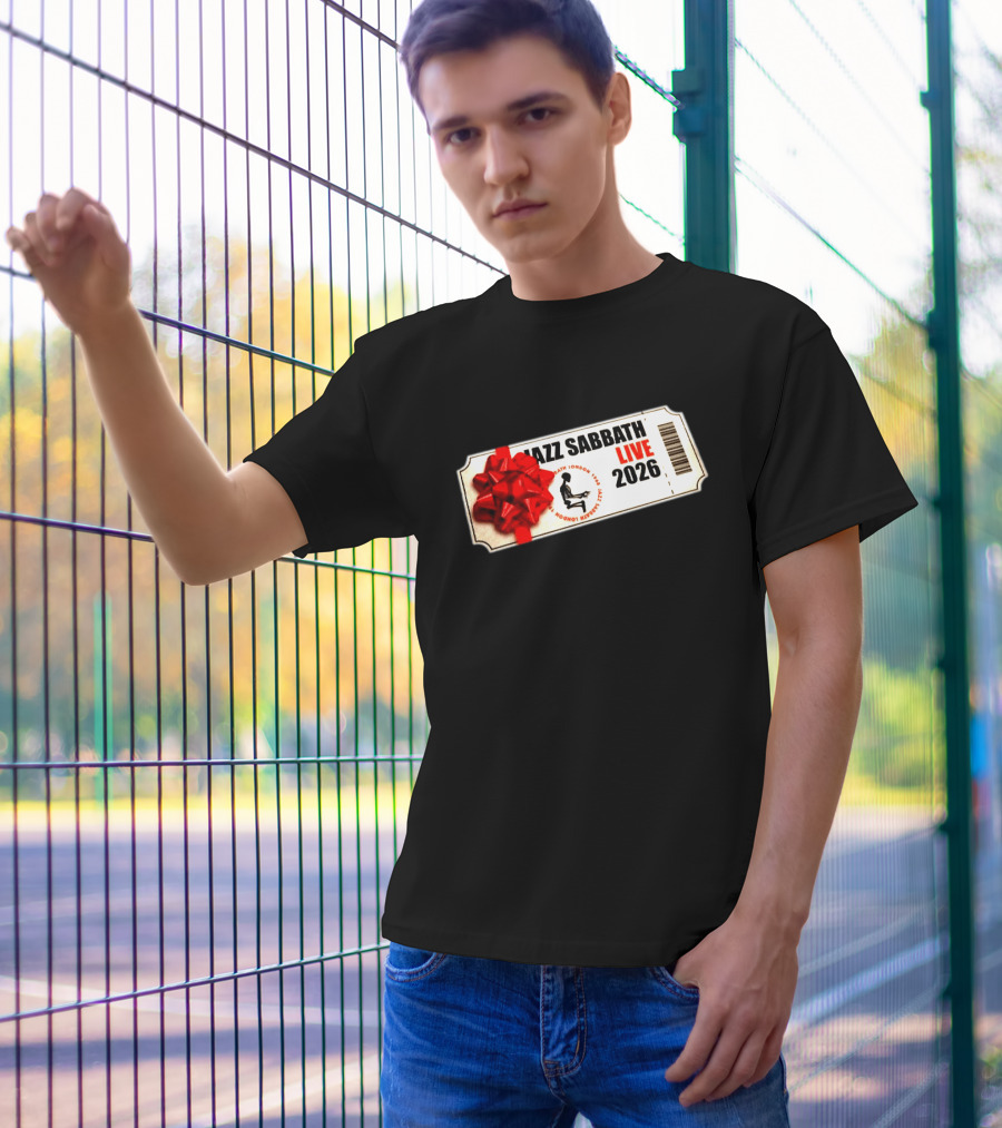 Jazz Sabbath Live 2026 Ticket With Red Bow T-Shirt