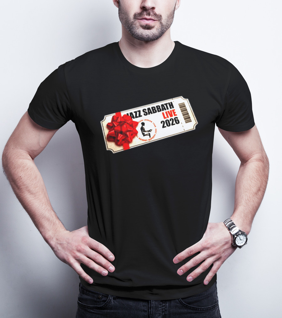 Jazz Sabbath Live 2026 Ticket With Red Bow T-Shirt