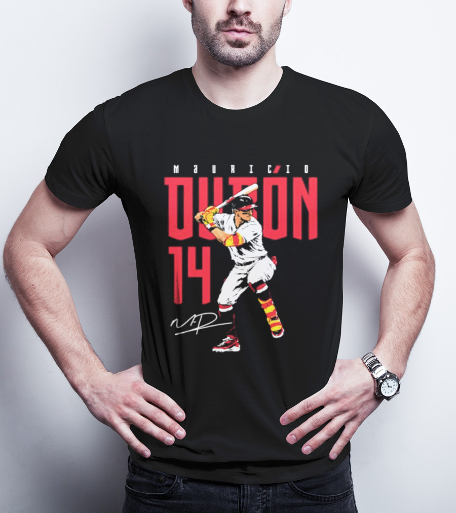 Mauricio Dubón 14 Baseball Swing MD Signature T-Shirt