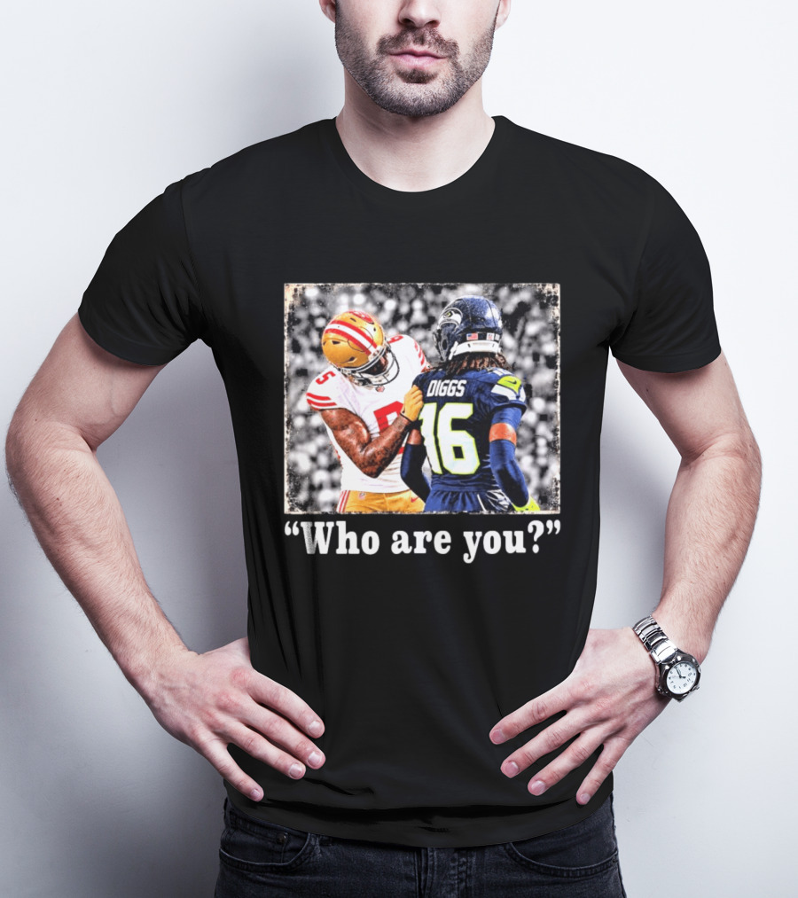 Who Are You Mike Evans Vs Seahawks Diggs NFL T-Shirt