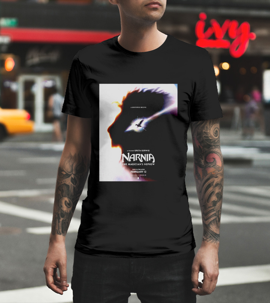 Narnia The Magician's Nephew A Universe Begins Film By Greta Gerwig IMAX Release February 12 T-Shirt