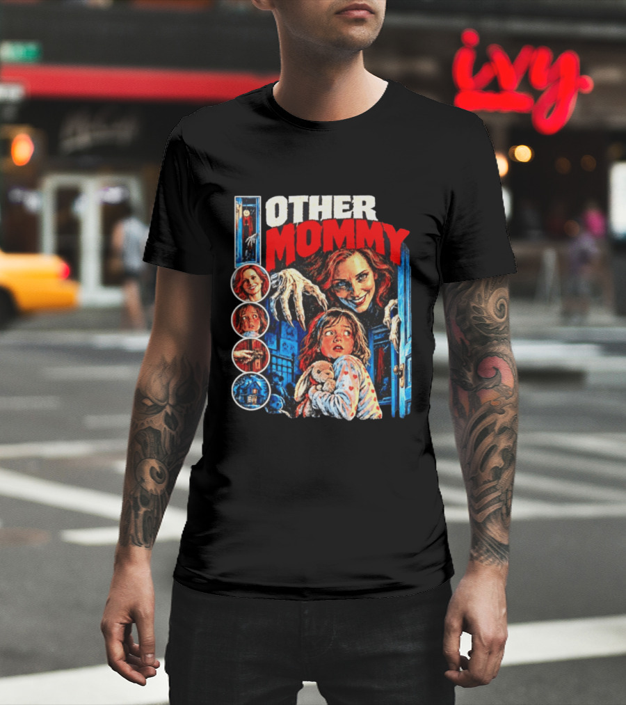 Other Mommy Coraline Horror Movie Bootleg Halloween Creepy T-Shirt