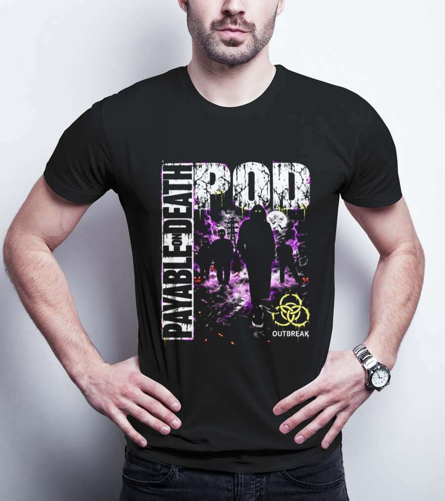 POD Payable On Death Outbreak 2026 Halloween Show Exclusive Anaheim CA Oct 31 T-Shirt