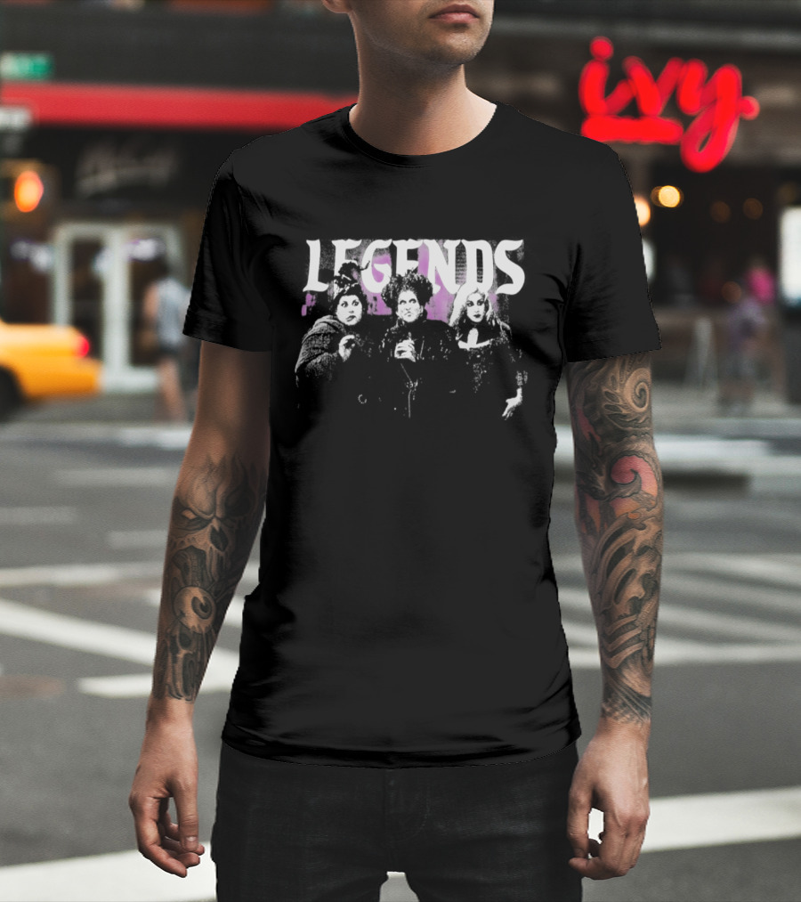 The Sanderson Sisters Spooky Legends Halloween 2026 Vintage Halloween Magic T-Shirt