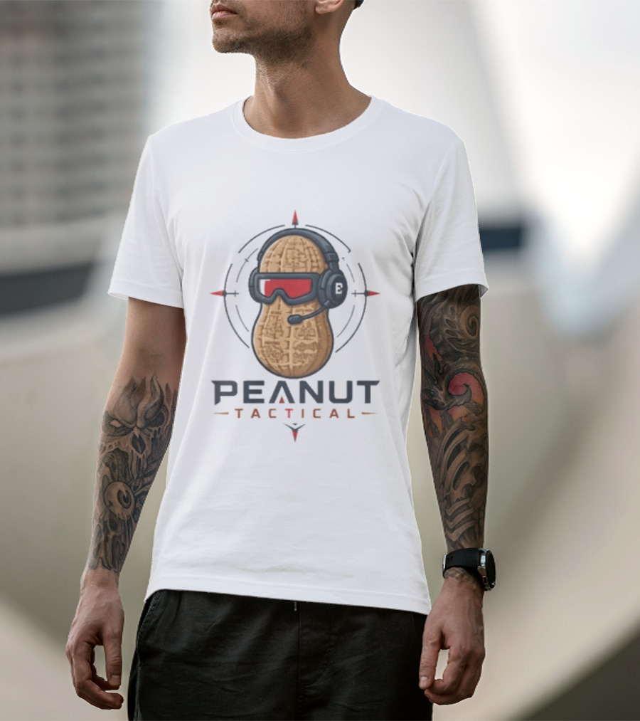 Peanut Tactical Headset Goggles Peanuts Aim T-Shirt