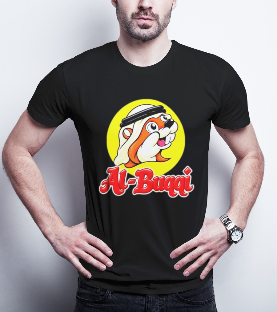 Al Buqqi Beaver Bucees Kufi Cartoon T-Shirt