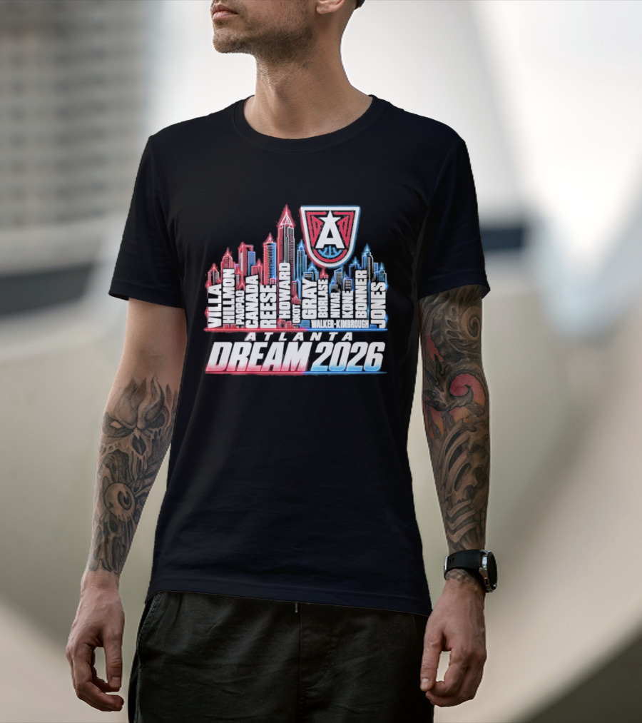 Atlanta Dream 2026 Skyline A T-Shirt