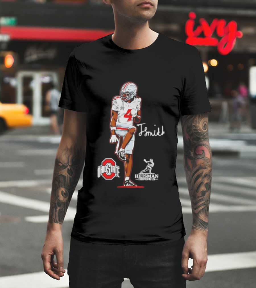 Ohio State Buckeyes J. Smith Heisman Hopeful Number 4 T-Shirt