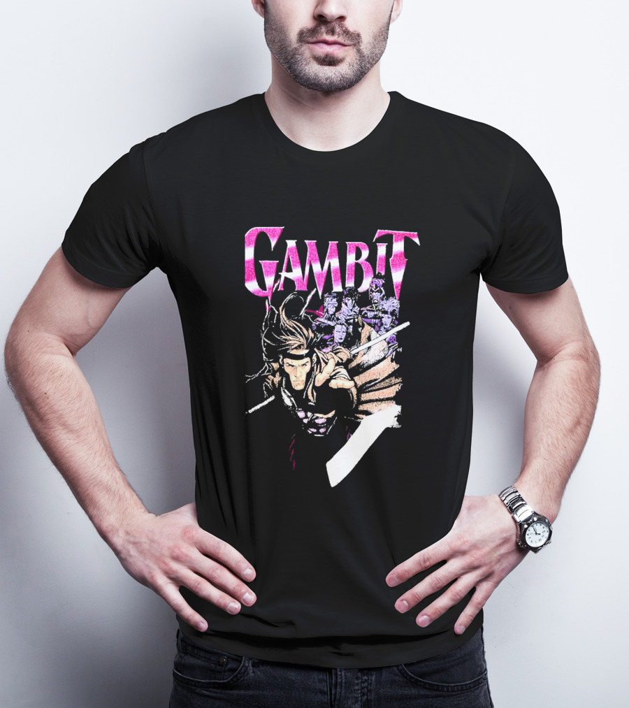 Marvel X Men Gambit Exclusive Comic T-Shirt