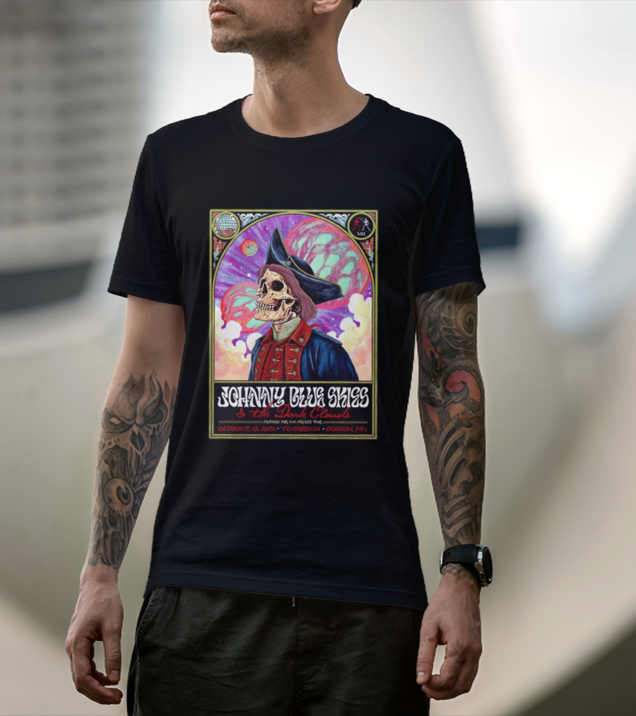 Johnny Blue Skies & The Dark Clouds Waiting For The Magic Tour October 13 TD Garden Boston MA T-Shirt