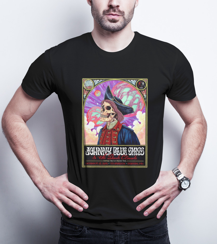 Johnny Blue Skies & The Dark Clouds Waiting For The Magic Tour October 13 TD Garden Boston MA T-Shirt