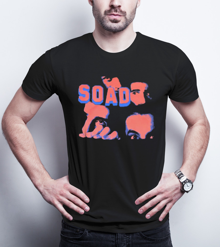 System Of A Down SOAD Beyond The Streets 25th Anniversary Toxicity Album T-Shirt