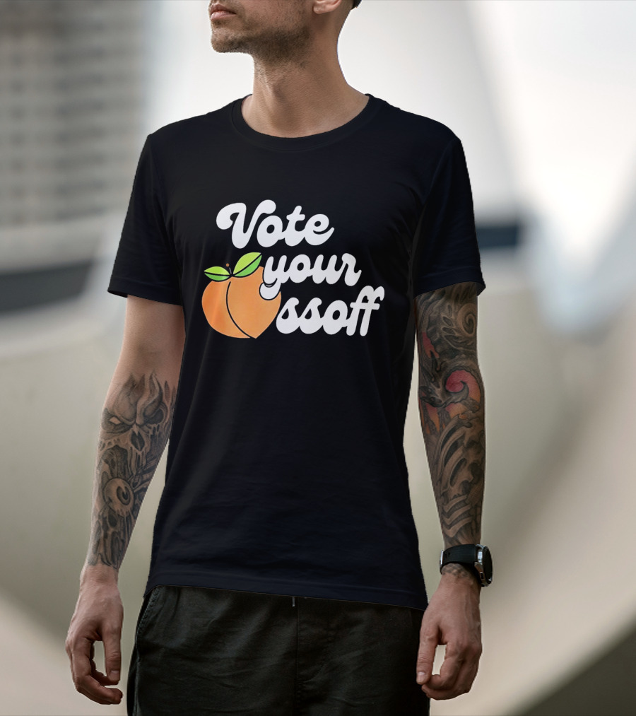 Vote Your Ossoff Peach T-Shirt