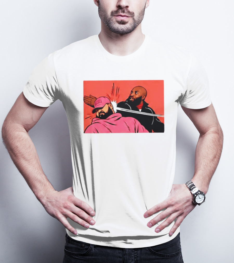Drake Vs Rick Ross Meme Slap Red T-Shirt