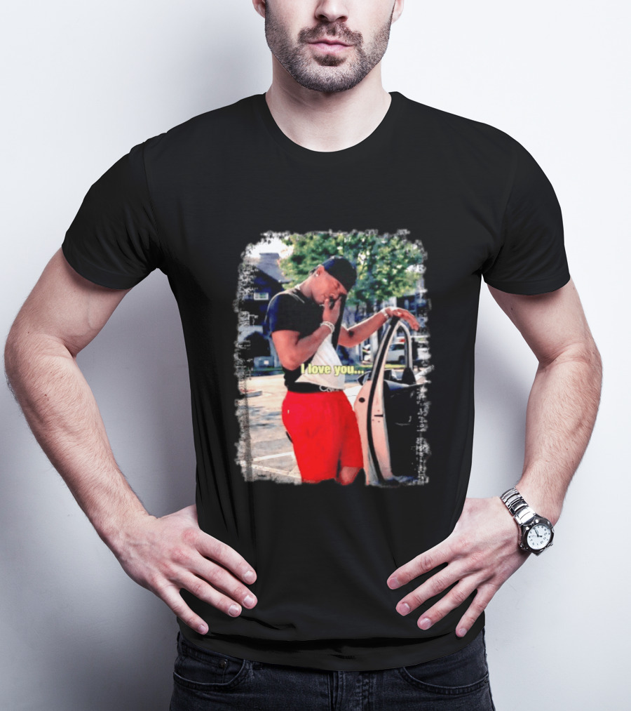 Lil Baby I Love You Meme Car Door Pose T-Shirt
